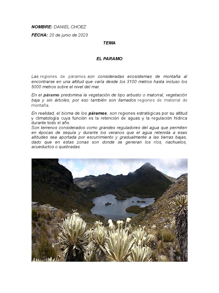 El Paramo | PDF