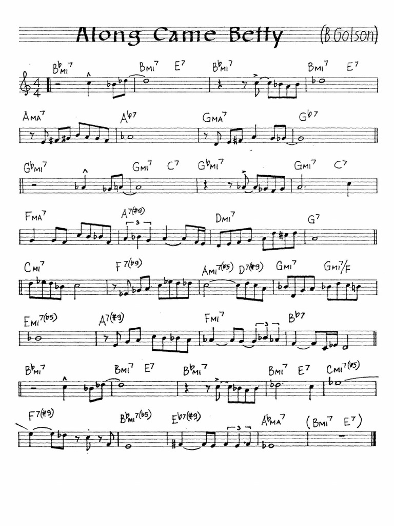 Along Came Betty | PDF