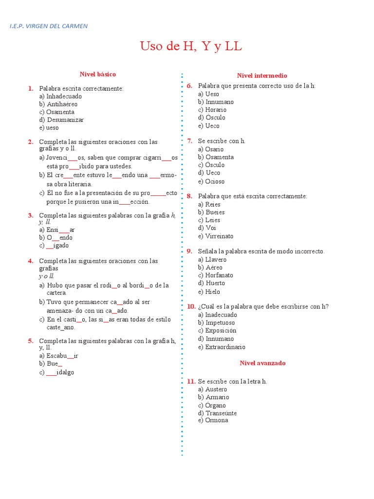 Ortografia 5 y 6 | PDF
