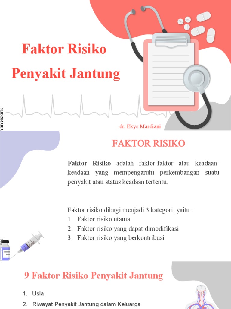 Health Talk Faktor Risiko Penyakit Jantung Final | PDF