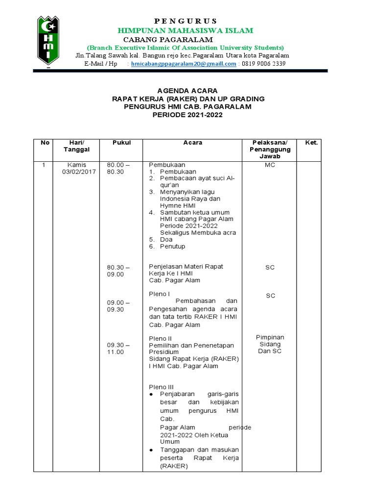 Draft Raker Hmi | PDF