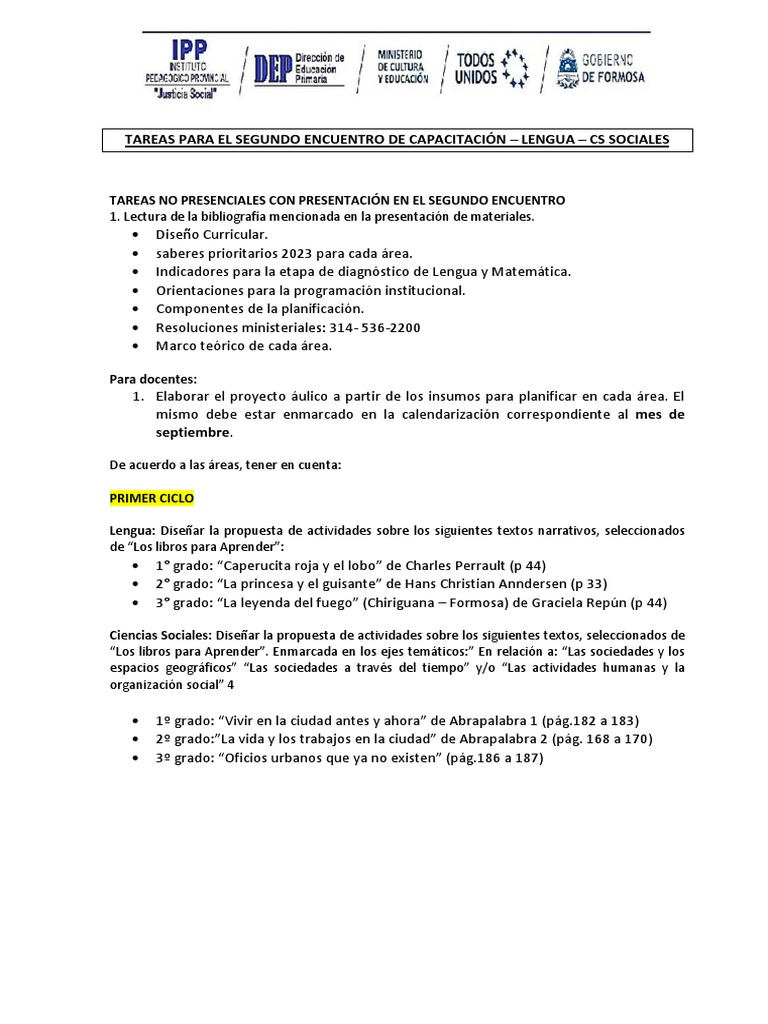 Capacitación Docente: Tareas y Proyectos | PDF | Science