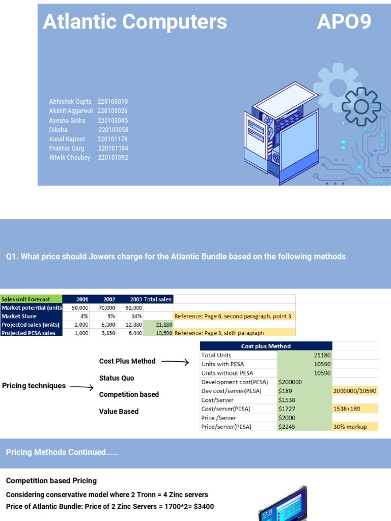 Atlantic Computers - APO 9 - Sec B | PDF | Pricing | Sales