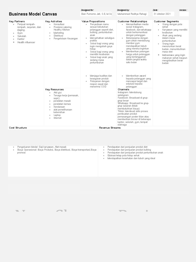 Form Business Model Canvas | PDF