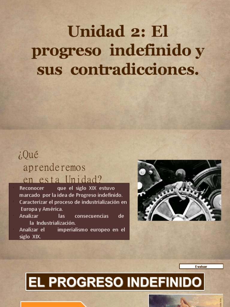 Clase 1 Progreso Indefinido | PDF | Conocimiento