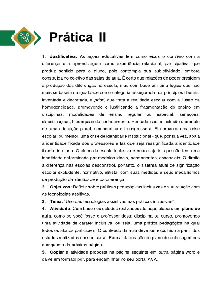 Aula 06 Laboratório de Prática Pedagógica I | PDF