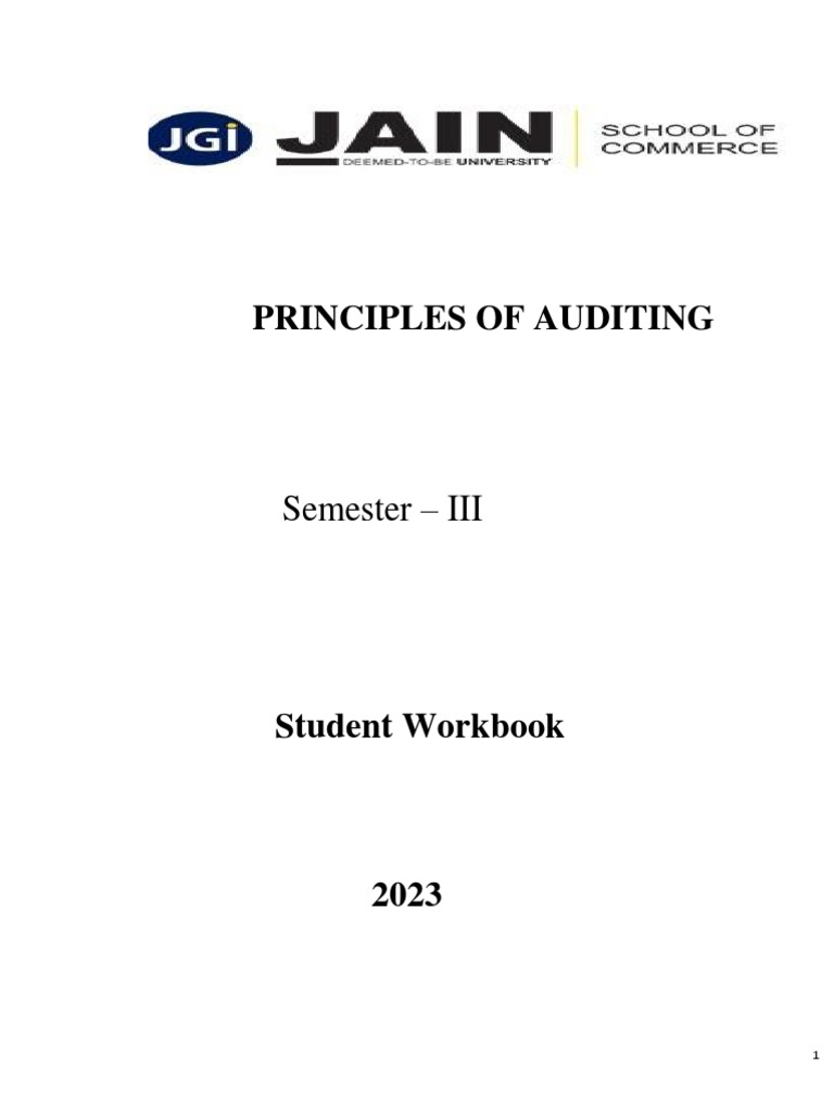 Principles of Auditing | PDF | Audit | Financial Audit