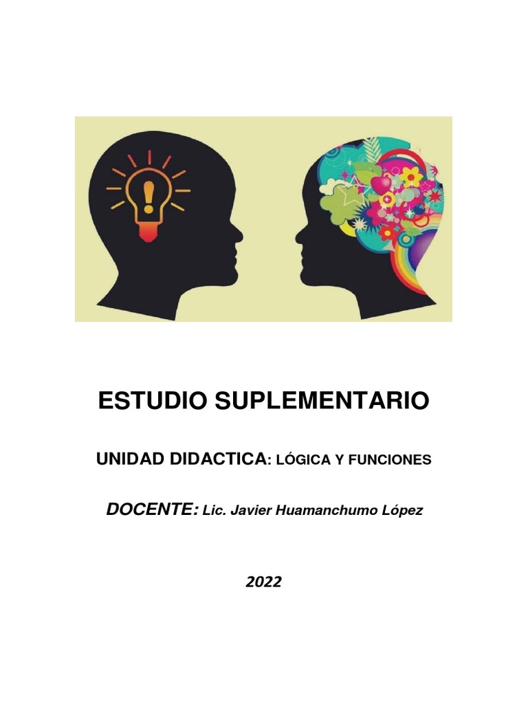Estudio Suplementario de Lógica 0 | PDF | Proposición | Semántica