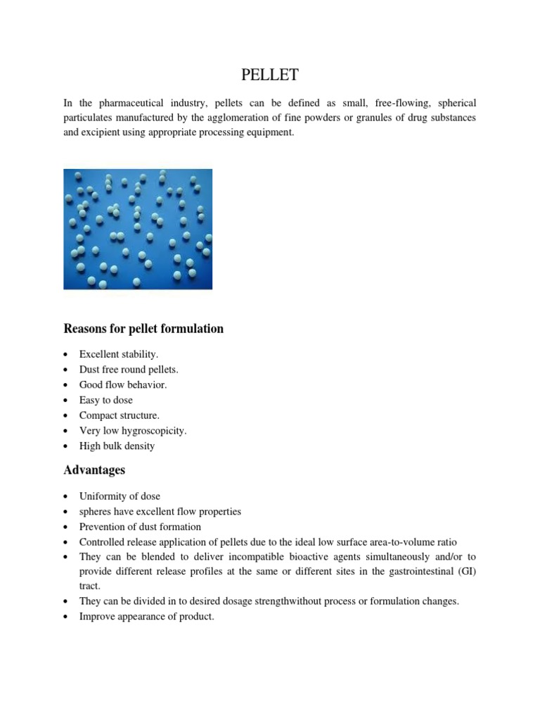 Pellets PDF | PDF