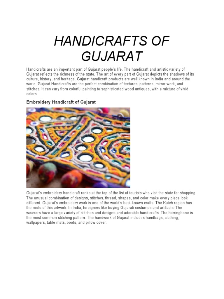 Handicrafts of Gujarat | PDF
