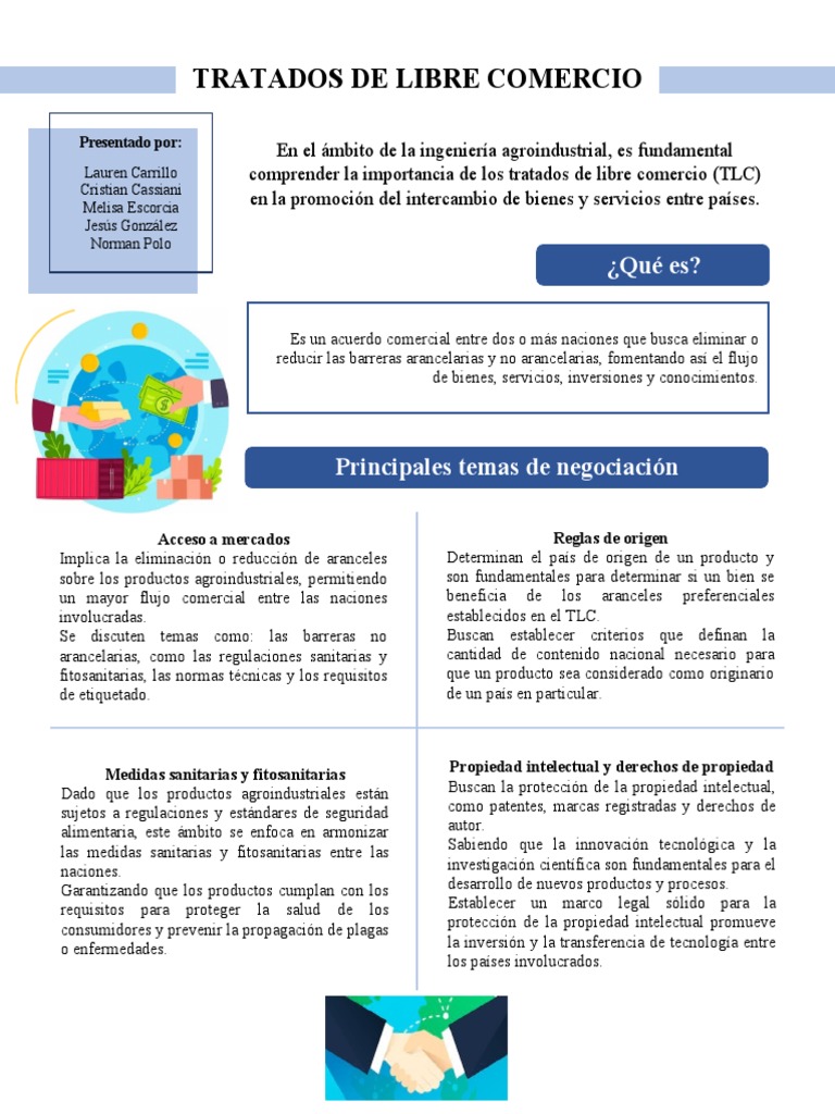 Importancia de los Tratados de Libre Comercio | PDF | Barreras no ...