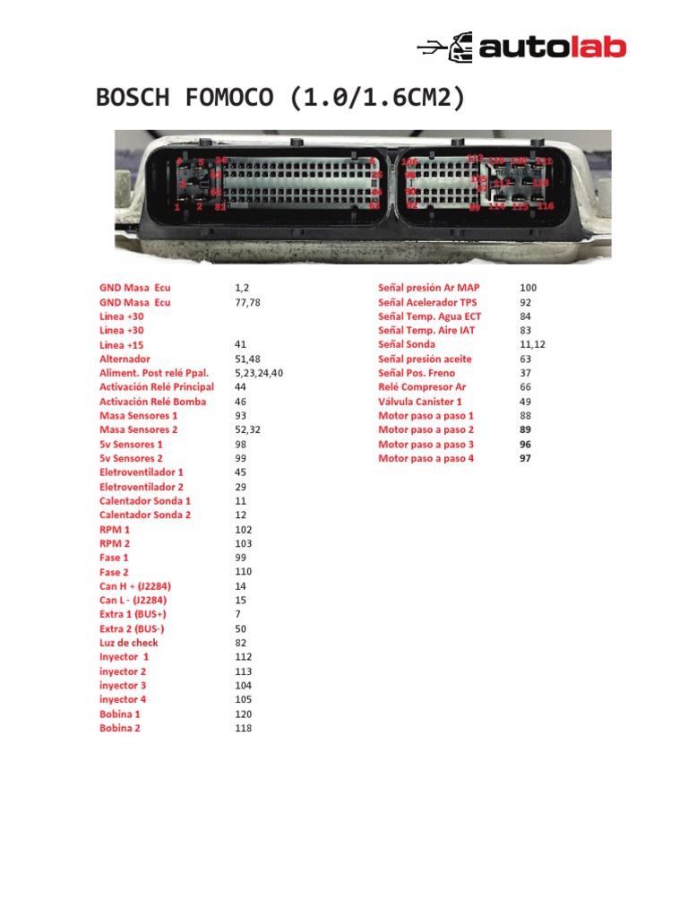 Fiesta Fomoco 1.6 Pin Out | PDF