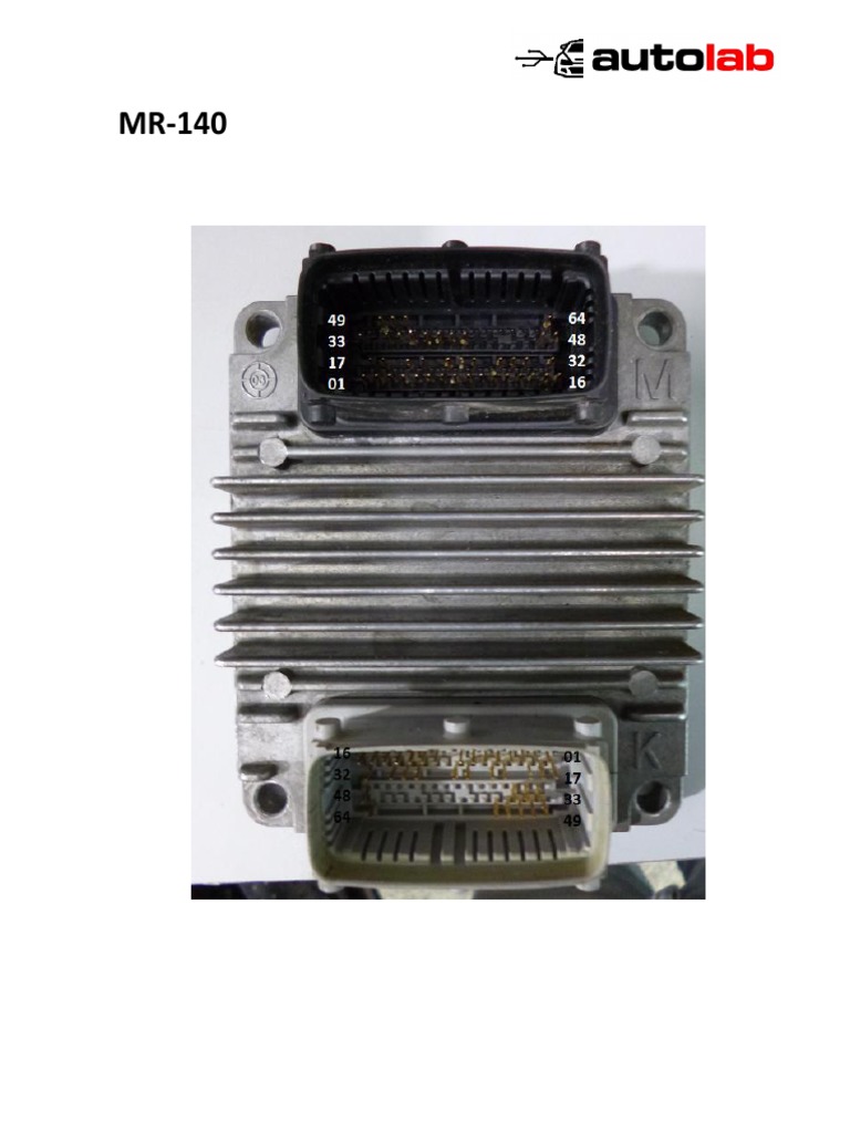 Pinout MR-140 y ECU Meriva | PDF