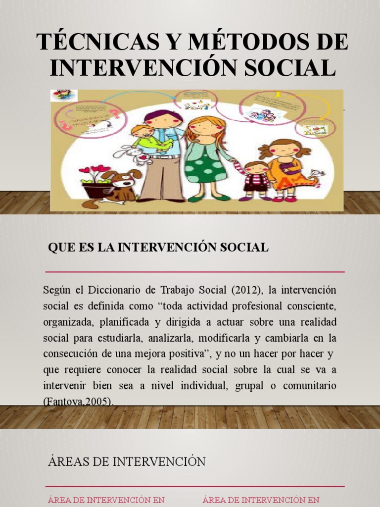 Técnicas y Métodos de Intervención Social | PDF