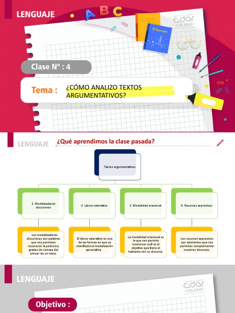 Presentación C4 U4 Cómo Analizo Textos Argumentativos | PDF | Falacia | Lógica