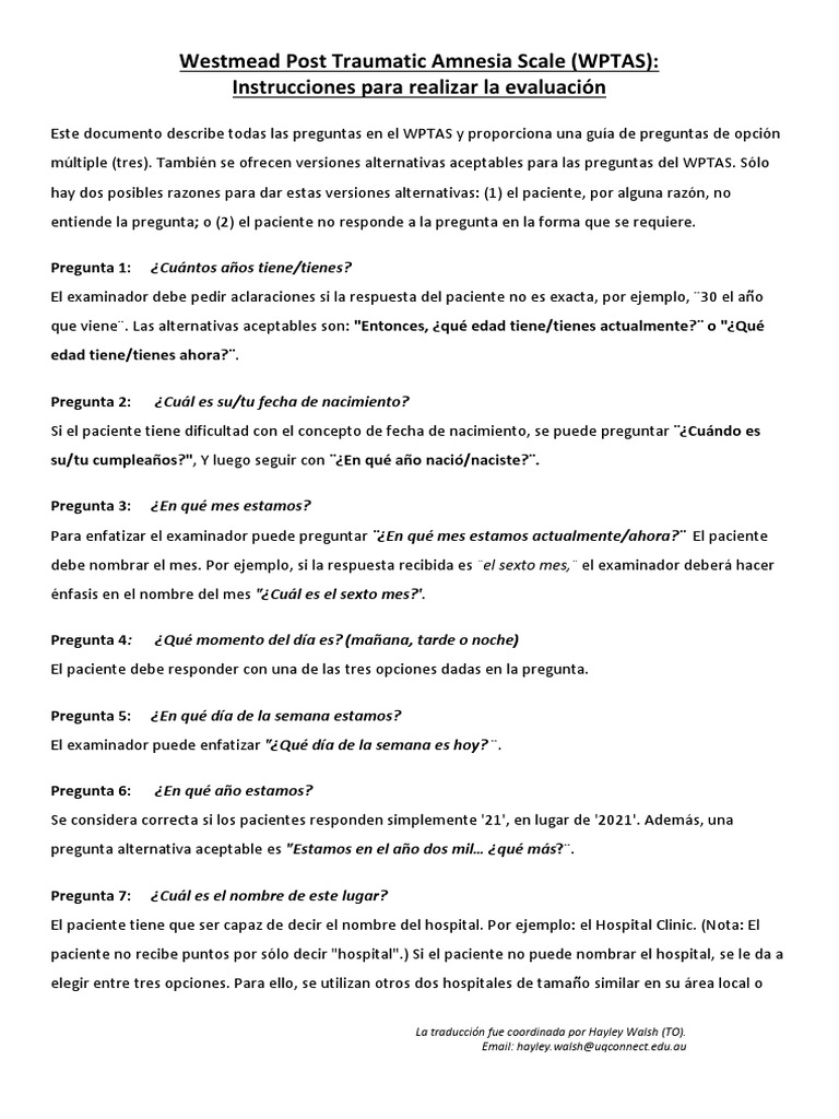 Spanish Instrucciones For The WPTAS 25.03.2021 | PDF | Relaciones ...