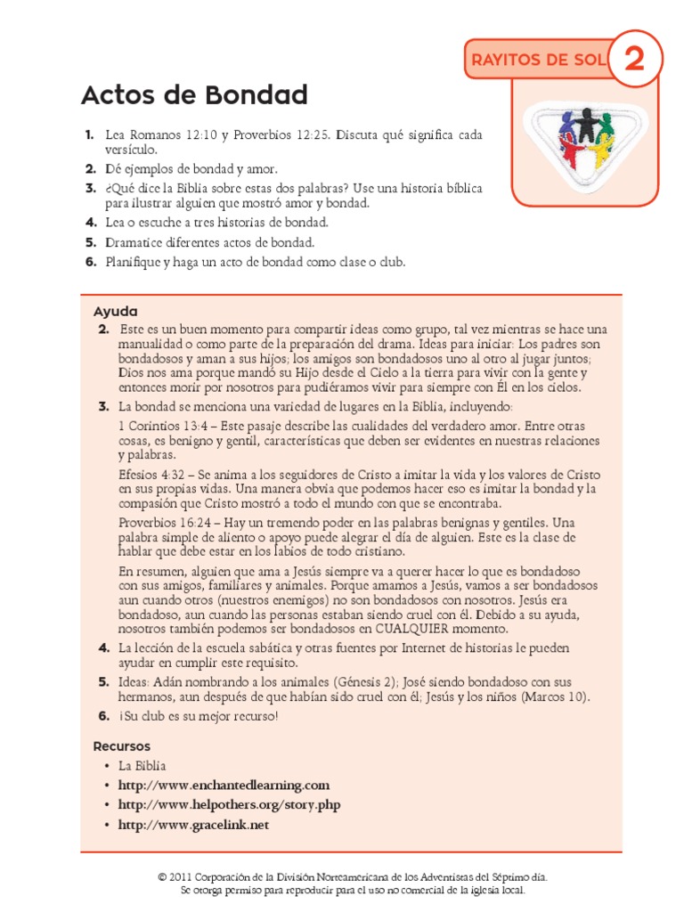 Actos de Bondad | PDF