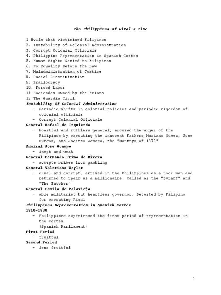 Life and Works of Rizal | PDF