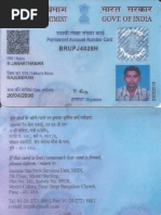 Pan Card Back Side | PDF