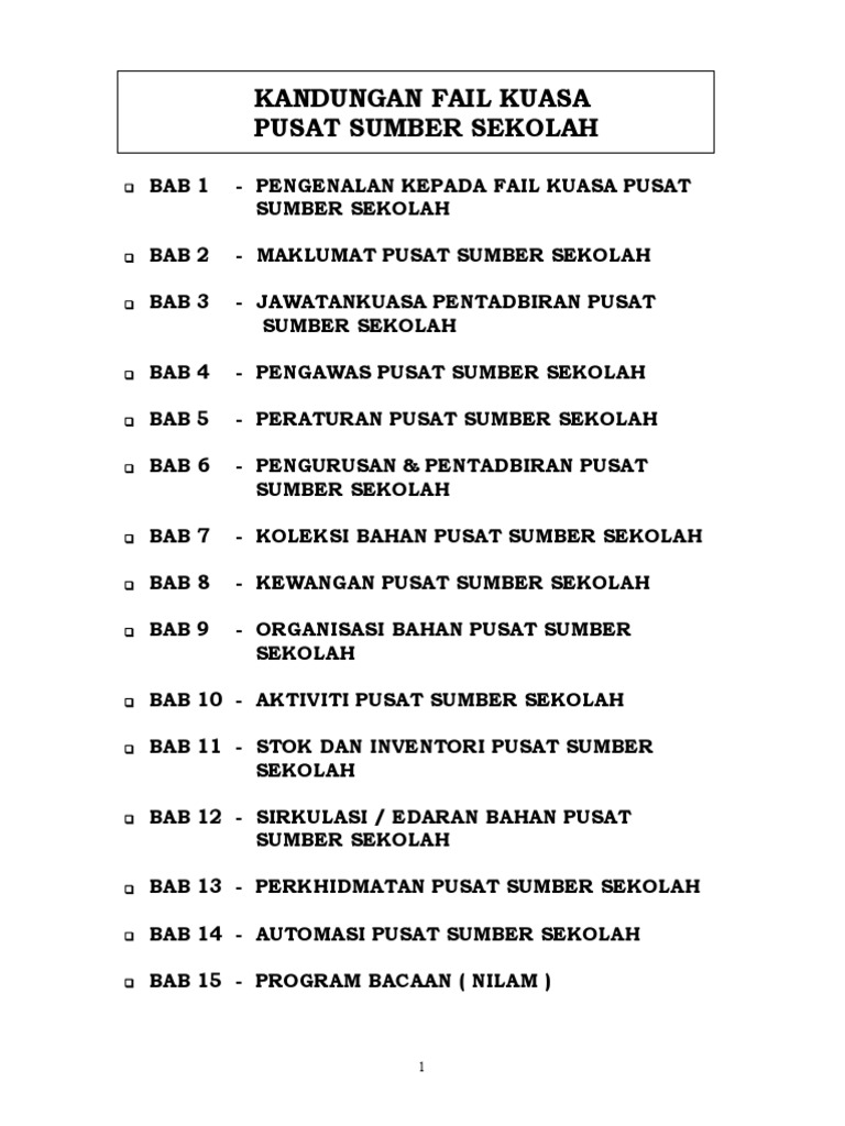 Fail Kuasa PSS Terbaru | PDF