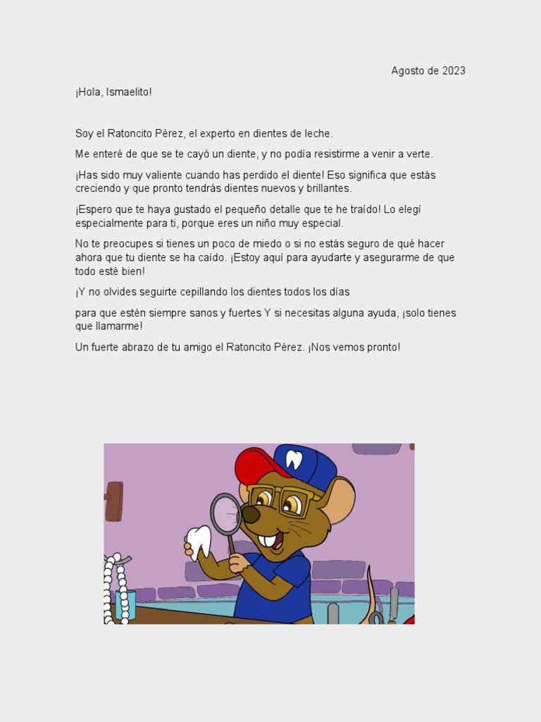 Ratoncito Perez | PDF | Hogar, jardinería y bricolaje