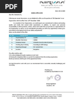 LTI Mindtree Offer Letter | PDF