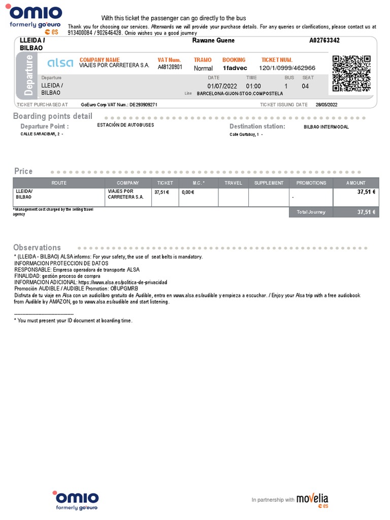 Omio Mobile Tickets 1fadvec | PDF