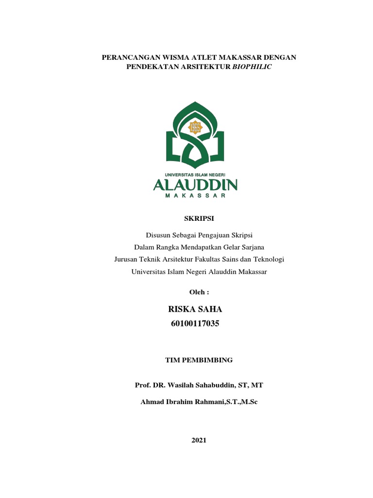 Wisma Atlet Makassar: Arsitektur Biophilic | PDF | Seni