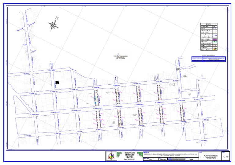 11.10 PLANO DE VEREDAS PROYECTADAS-Model | PDF | Navegación | Geografía