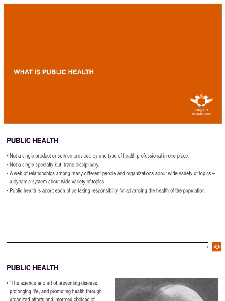Introduction to Public Health Concepts | PDF | Public Health ...