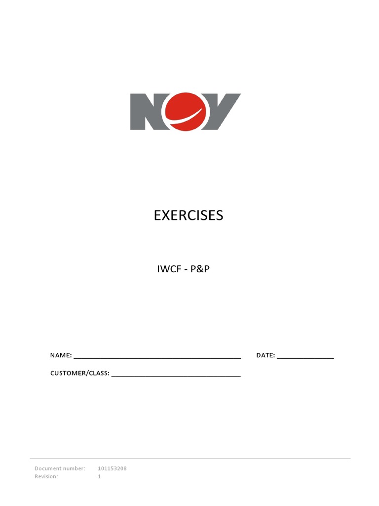 Well Control - Exercise - English | PDF | Casing (Borehole) | Physical Sciences