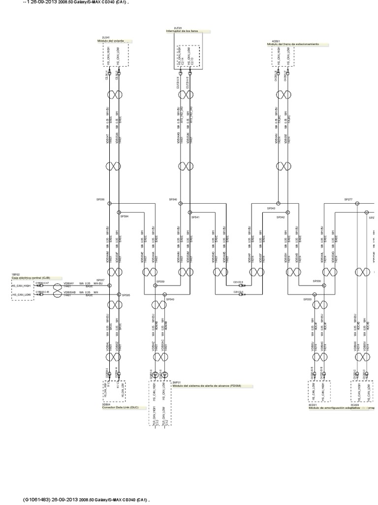 Esquema CAN Ford SMax | PDF
