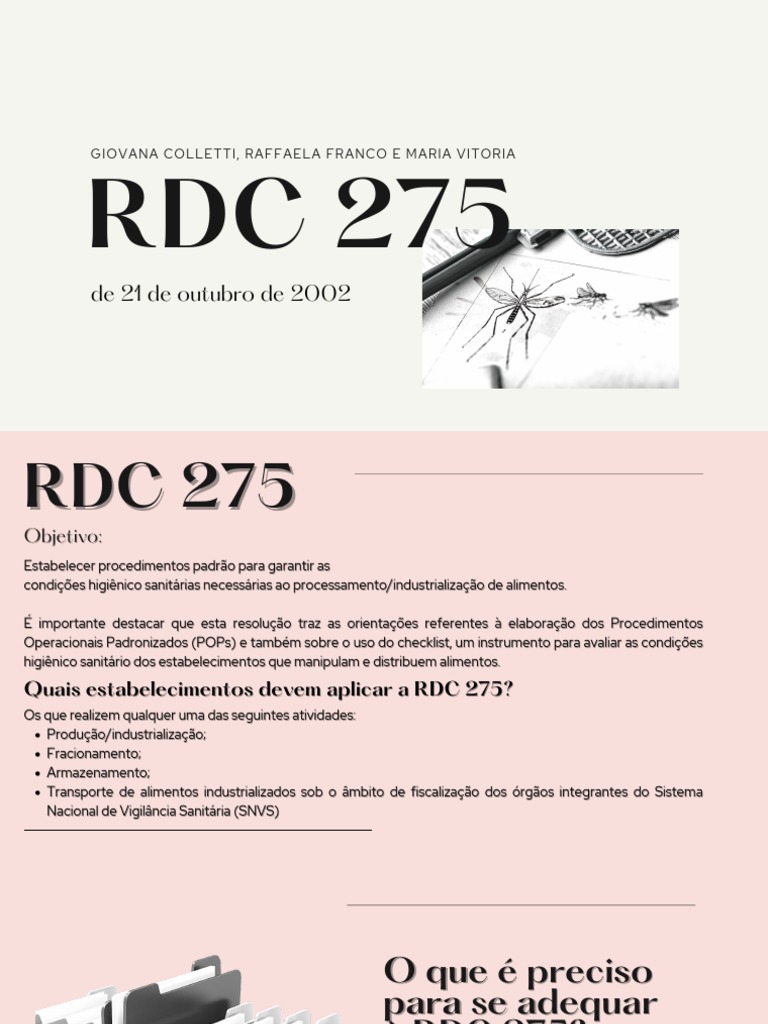 RDC 275 | PDF