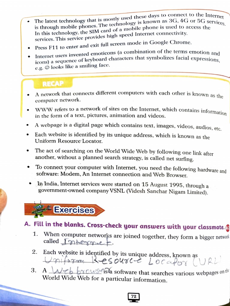 Class 4 Ch. 5 | PDF | World Wide Web | Internet & Web