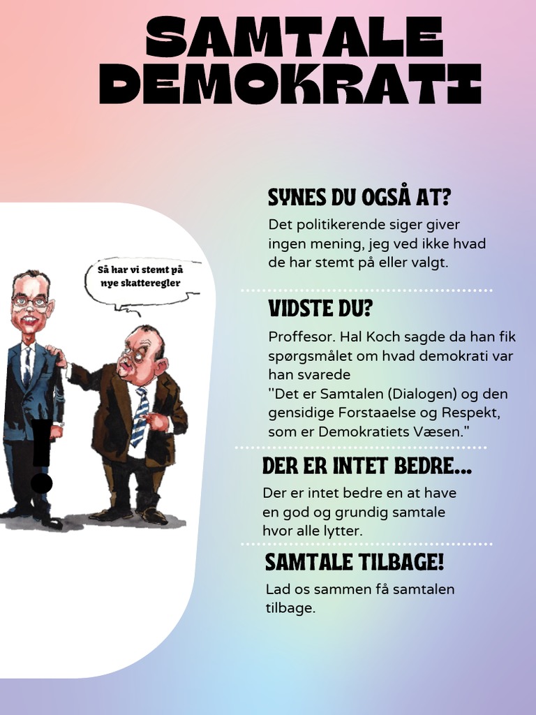 Samtale Demokrati | PDF