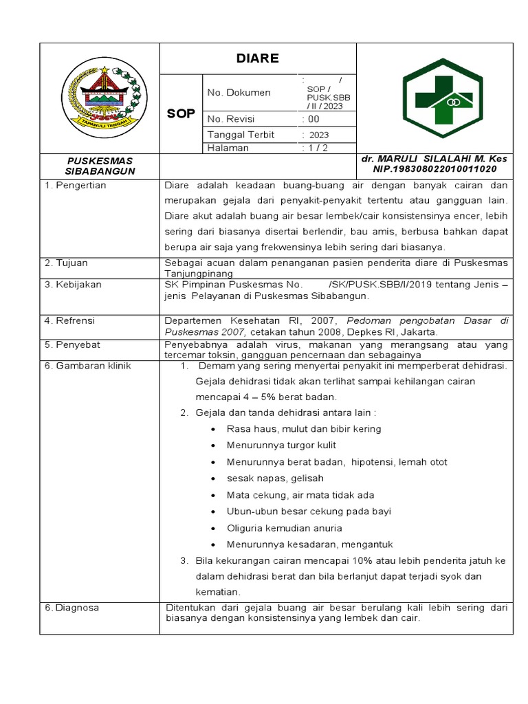 2.6.4 Ep 2 Sop Diare | PDF