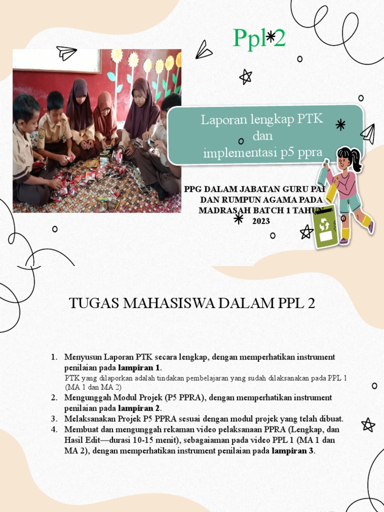 PPL 2 (P5 PPRA Dan Laporan PTK | PDF