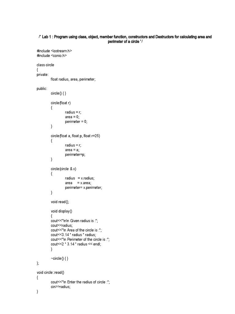 C++ Lab Programs - With output-FINAL | PDF C++ Lab Programs - With output-FINAL | PDF