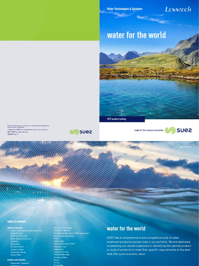 SUEZ Water Solutions Product Catalog | PDF