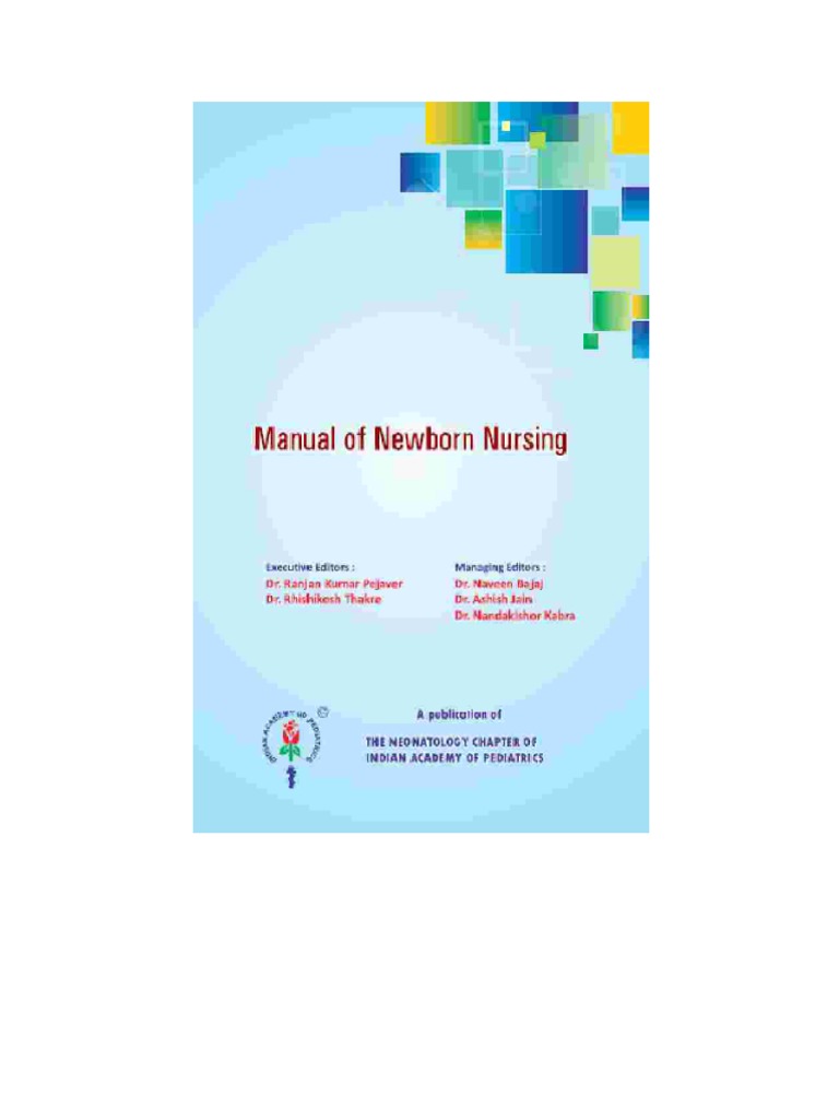 Manual of Newborn Nursing | PDF | Neonatology | Neonatal Intensive Care Unit