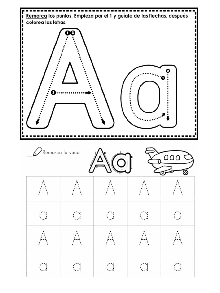 Actividades Vocal A | PDF