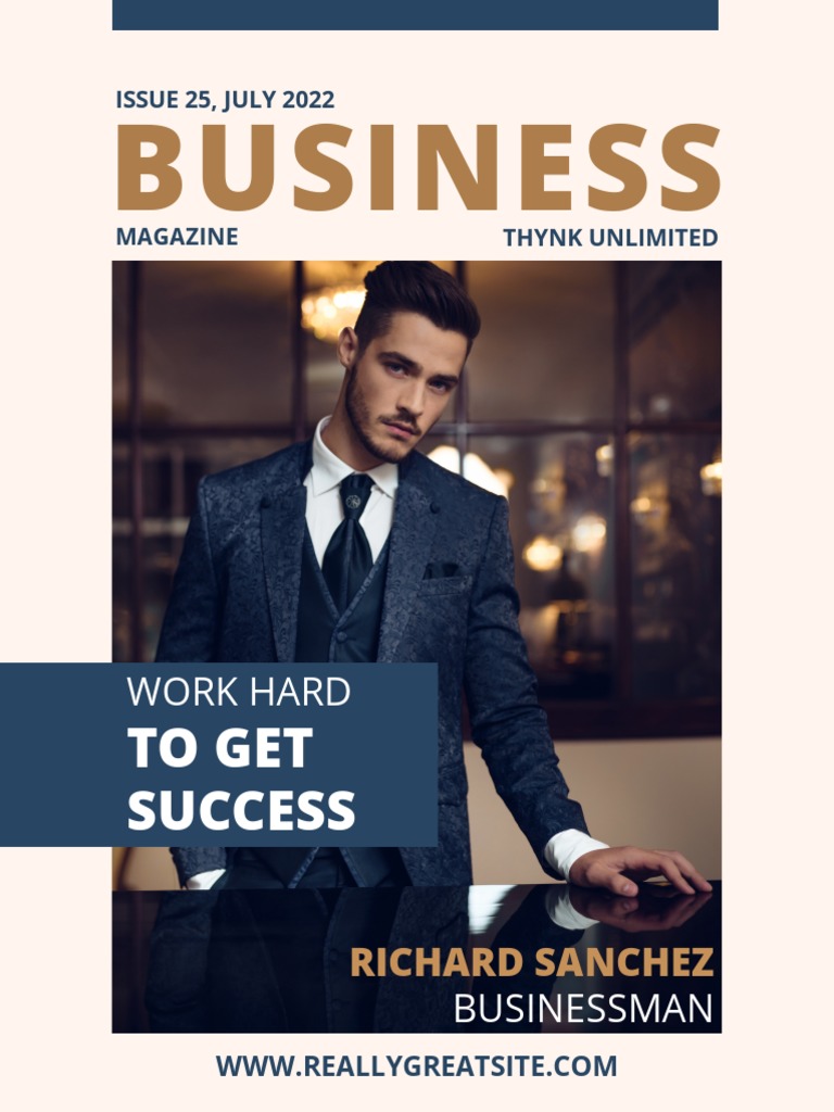 Cream Modern Business Magazine | PDF | Printing | Graphic Design
