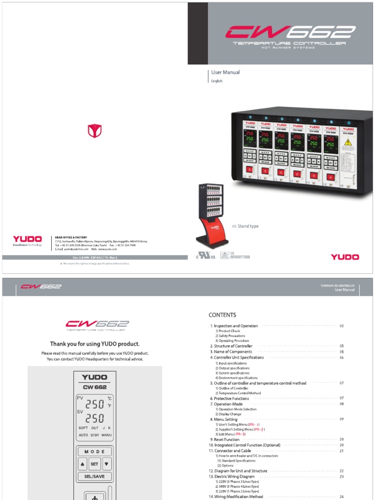 Yudo Hot Runner Controller | PDF