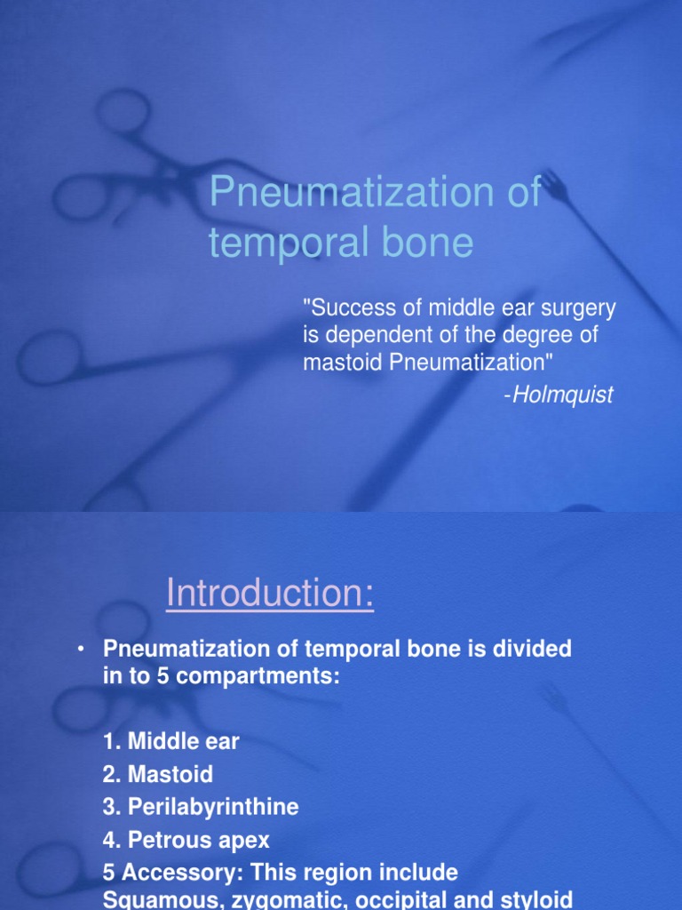 PNEUMATISATION | PDF | Ear | Bone