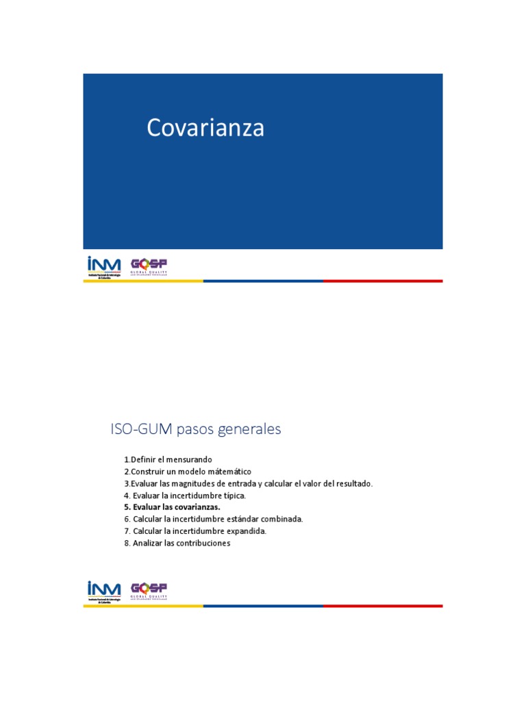 Covarianza | PDF