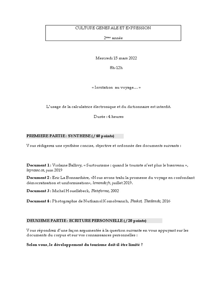 Tourisme responsable : enjeux et solutions | PDF