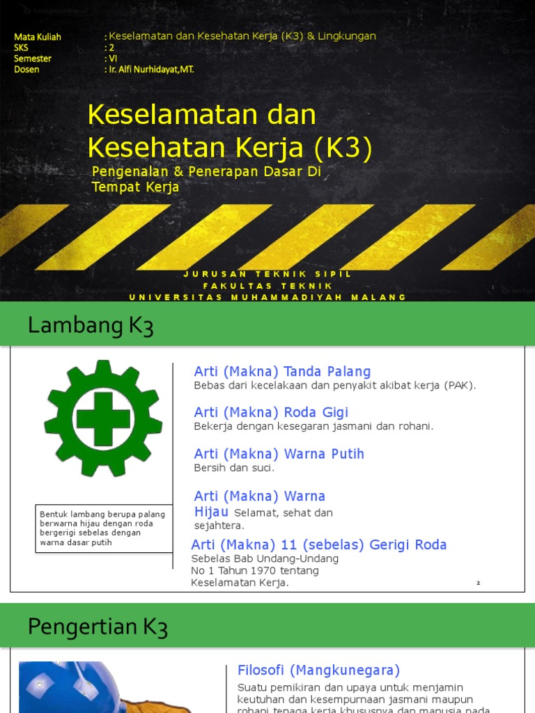 Dasar Dasar K3L | PDF