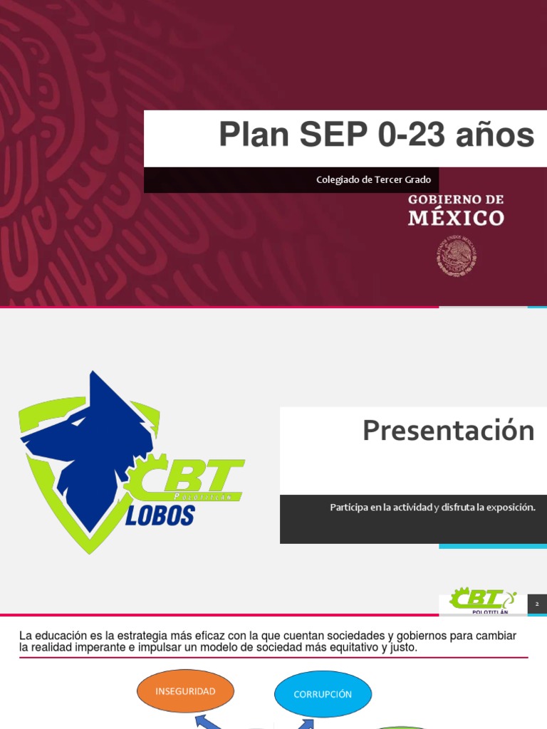 Plan SEP 0-23 Años | PDF | Aprendizaje | Plan de estudios
