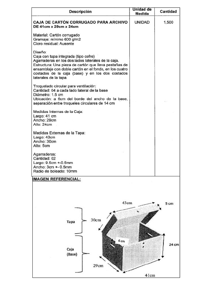 Cajas De Cartón Pdf