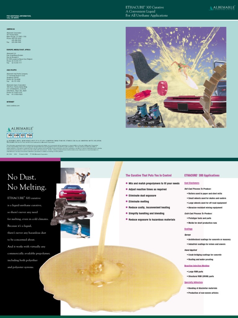 ETHACURE® 300 Applications - DB Becker | PDF